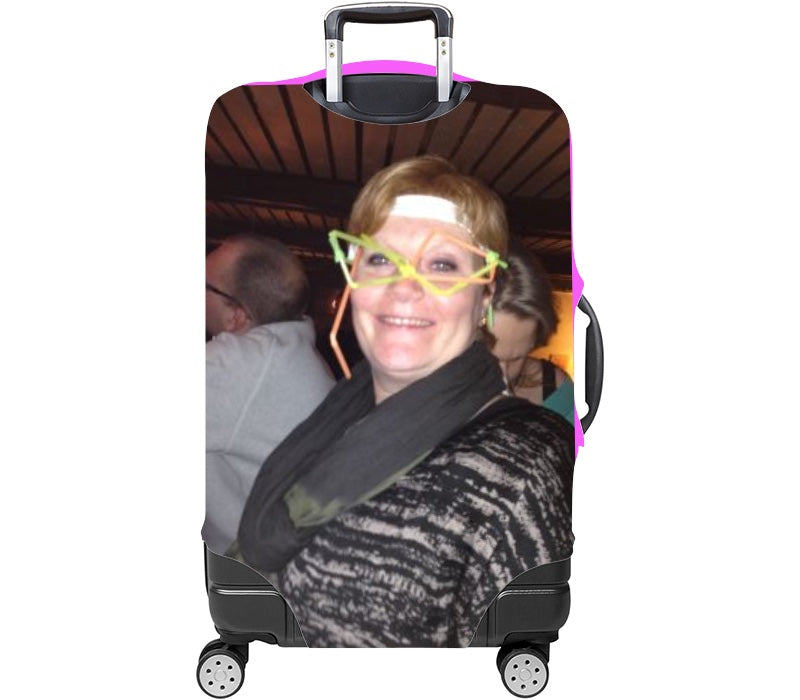 Custom Luggage Cover | SuitFaces