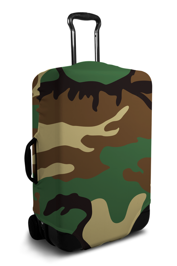 Custom Suitcase Cover - Camo Design | SuitFaces